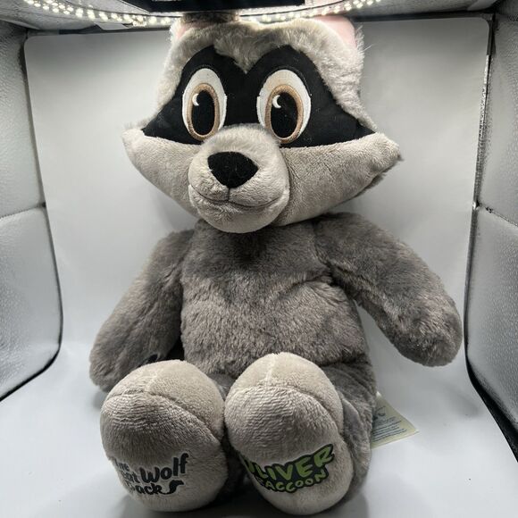Toys | Lodge Buildabear Oliver Raccoon Great Wolf 16 Plush Stuffed ...